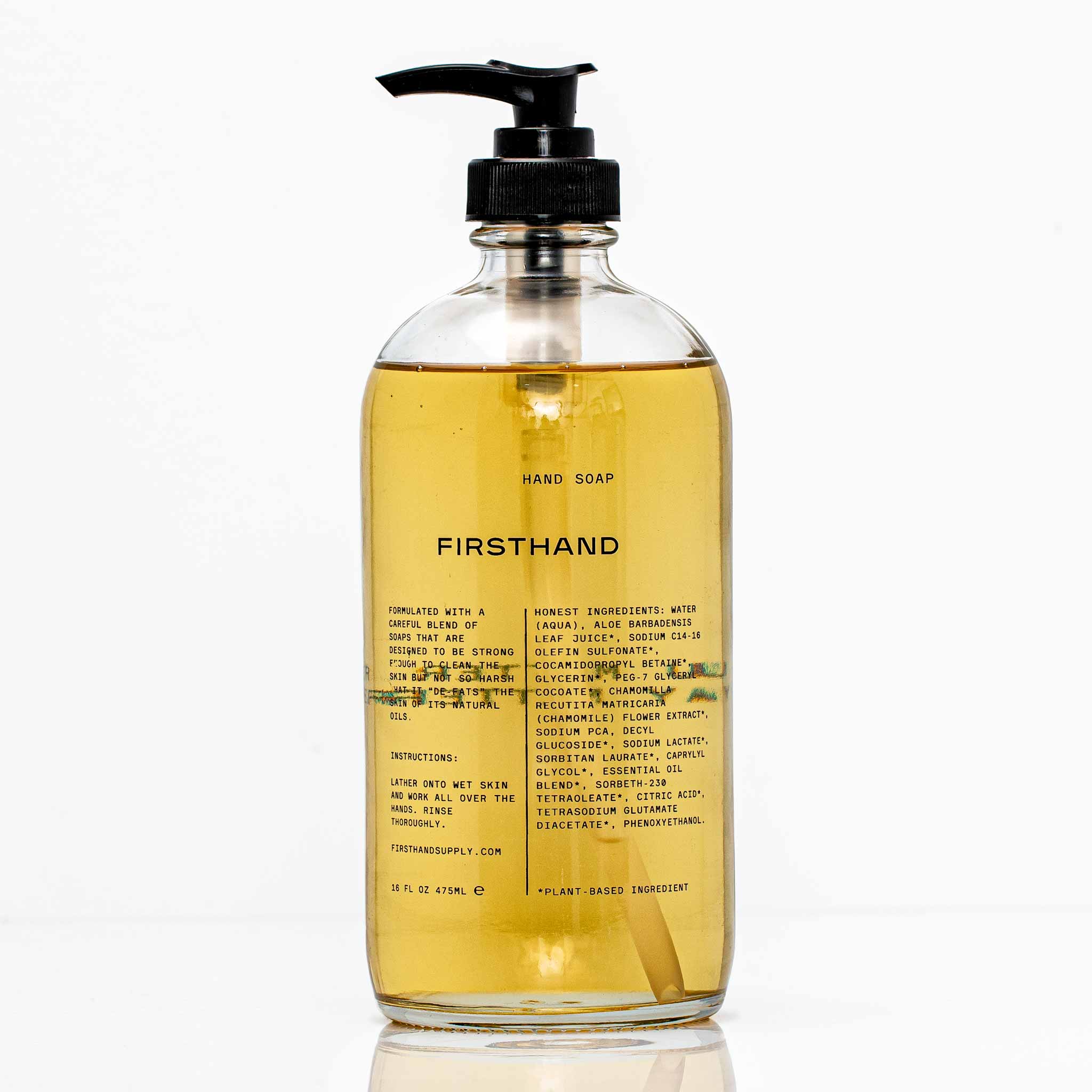 First Hand Supply - Hydrating Hand Soap I The Kings of Styling